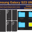 Samsung Galaxy S23 Ultra Skin Cut Template Vector, Samsung Skin Svg Cut ...
