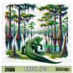 Louisiana Swamp Alligator PNG Design (instant Download) - Etsy