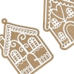Gingerbread House Labels SVG | Christmas House Cut File for Cricut ...