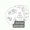 Jesus the Good Shepherd Coloring Wheel, Printable Sunday School Craft ...