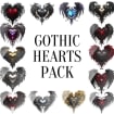 Gothic Hearts, Digital Download - Etsy