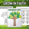 How to Grow in Faith Craft for Kids, Sunday School Seed of Faith Craft ...