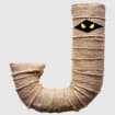 Halloween Mummy Alphabet 3d Font PNG Letters Mummy Letters and Numbers ...