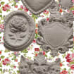 Heraldry IOD Mould Iron Orchid Designs Silicone Mould Embellishment ...