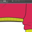 Unisex Pullover Hoodie | Technical Drawing Flat Sketch | Ai Pdf Png ...