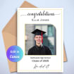 EDITABLE High School Graduation Announcement – Modern Minimalist ...