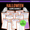 Halloween Printable 12 Game Bundle | Halloween Party Games | Halloween ...