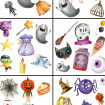 Halloween Dobble Game: Watercolor Matching Card Activity (PDF Download ...