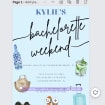 Hamptons Bachelorette Party Invitation, Blue Beach Bachelorette Invite ...