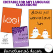 Happy Halloween Classroom Posters | Halloween Classroom Decor ...
