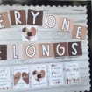 Everyone Belongs Bulletin Board | Diversity Display | Neutral Classroom ...