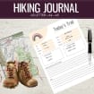 Hiking Journal, Backpacking Diary, Printable PDF - Etsy
