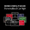 Custom Homecoming Parade Car Magnet Design, Parade Car Sign Homecoming ...