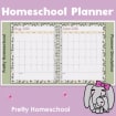 Printable Homeschool Planner 2025-2026 | Lesson Planner for Multiple ...