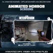 Animated Horror Ghost Twitch Screens: Halloween Stream Overlay - Etsy