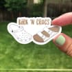 Beware of Crocs Sticker - Etsy