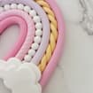 Beige or Pink Rainbow Fondant Cake Topper - Etsy