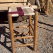 Wooden Macrame Bar Stool - Etsy