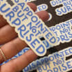 Disappointed but Not Surprised - Funny Vinyl Sticker - Etsy