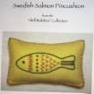 Swedish Salmon Pincushion PDF Pattern for Hand Embroidery on Wool Felt ...