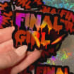 Holographic Sticker- Final Girl- 3”x2.24” - Etsy
