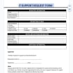 IT Support Request Form Template: Customizable Help Desk (digital ...