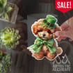 St. Patrick’s Day PNG, Cute Irish Poodle Puppy Clipart, Green Shamrock ...