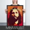 Printable Jesus Portrait - Christ Artwork - Digital Yeshua Wall Decor ...