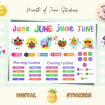June Digital Stickers, Summer Planner Stickers (PNG, Goodnotes) - Etsy