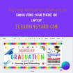 EDITABLE Pre School Graduation Ticket, Kindergarten Graduation, School ...
