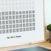 Weeks in Life Calendar Printable Life Planner 4000 Weeks Poster ...