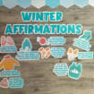 Winter Affirmation Bulletin Board Kit/mental Health Awareness/classroom ...