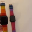 Lesbian Flag Slim Apple Watch Band, Pride Iwatch Band for Series 10 9 8 ...