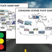 License Plate Game Map Bundle - License Plate Hunt Map Bundle ...