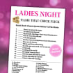 Ladies Night Name That Chick Flick Game | Movie Matching Game | Girls ...