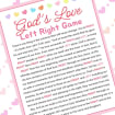 Gods Love Left Right Game Sunday School Bible Study Games Bible Game ...