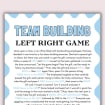 Team Building Left Right Game, Right Left Game for Team Building, Team ...