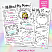 All About My Mom Mum Fill in the Blank | All About Mom Printable ...