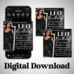 Leo Birthday Flyer, Leo Party Invite, Birthday Girl Invitation ...