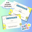 Printable Certificates for Pre Schoolers, Early Years, Primary. INSTANT ...