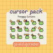 Frog Cursor Pack - Hand-drawn Mouse Cursors for Windows (digital ...