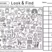 70 Pages-look & Find Hidden Picture Puzzle: Printable Activity (instant ...