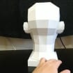 Low Poly Head. Papercraft 3D - Etsy