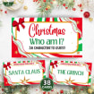 Who Am I Christmas Party Game, 38 Characters to Guess, Printable ...