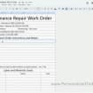 Maintenance Repair Work Order Template Property Upkeep Service and ...
