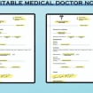 Editable Doctor's Note Template: Medical Excuse (canva Digital Download ...