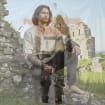 Medieval Knight Clothes Set With Armor: Lacing Shirt Tunic, Pants ...
