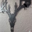Custom Bow Hanger, Metal Bow Holder, Deer Metal Signs, Personalized ...