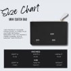 5 X Mini Clutch Bag Size Chart WOYC Size Chart Printify Bag Mockup Size ...
