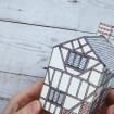 Mini Tudor Cottage Paper Model Printable - Color and Assemble - Etsy UK